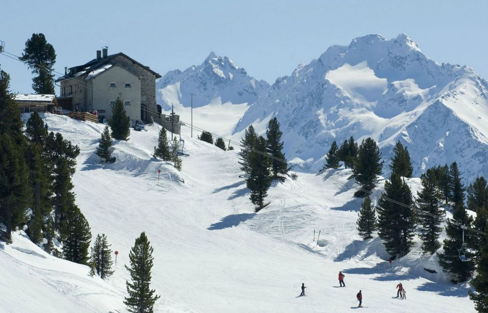 Ötztal nel Tirolo, Austria - zona sciistica Hochoetz-Kühtai